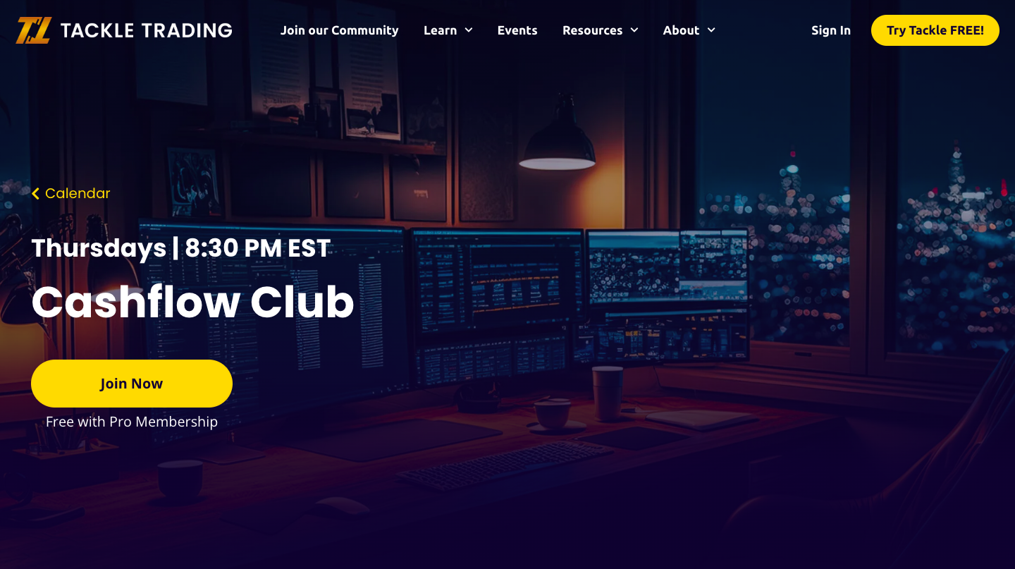 Cashflow Club | Tackle Trading: The #1 rated trading education platform