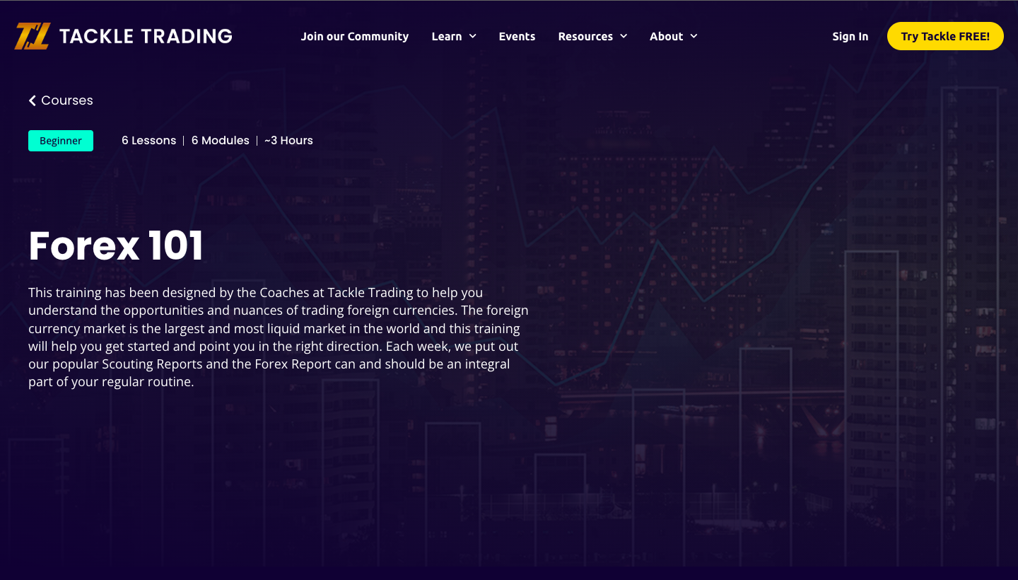 Forex Trading 101 | Tackle Trading: The #1 rated trading education platform Forex Trading 101 | Tackle Trading: The #1 rated trading education platform